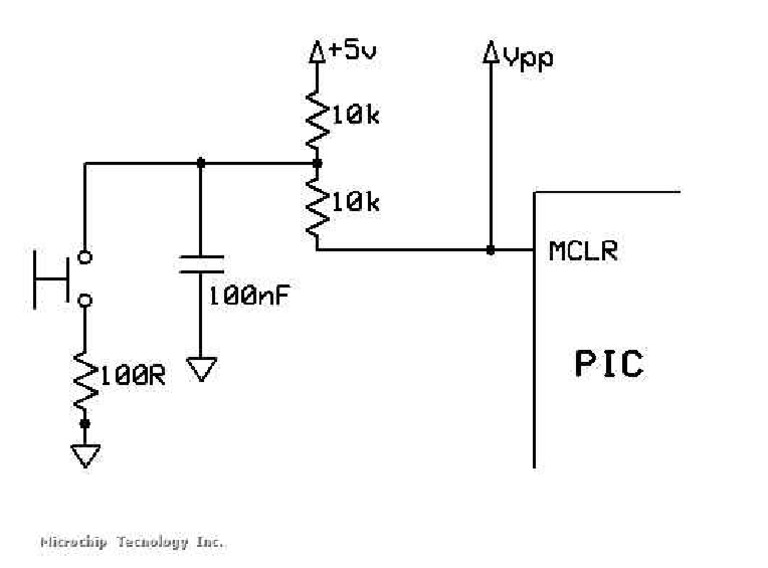 MCLR Reset Circuit | PDF