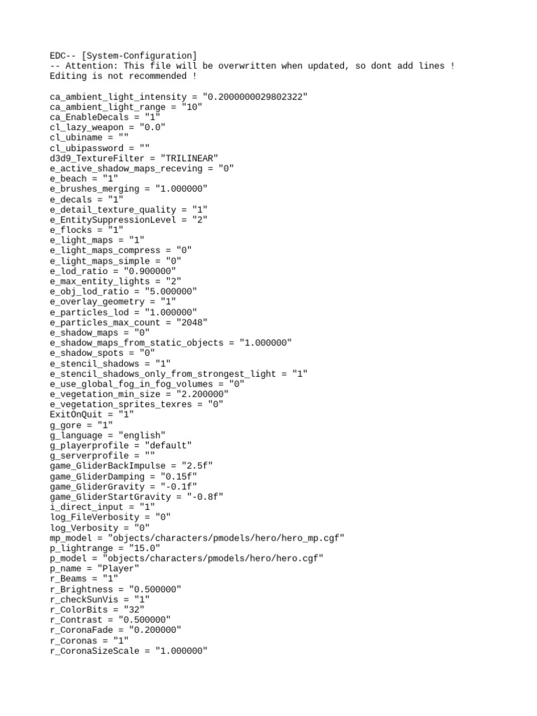 Systemcfg Lua | PDF | Software | Computing