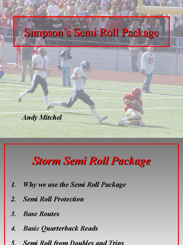 Simpson's Semi Roll Package Overview | PDF | Quarterback | Sports Rules ...