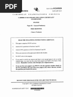 Informal Letters Csec Spanish Final-1-1 | PDF | Paragraph | Spanish ...