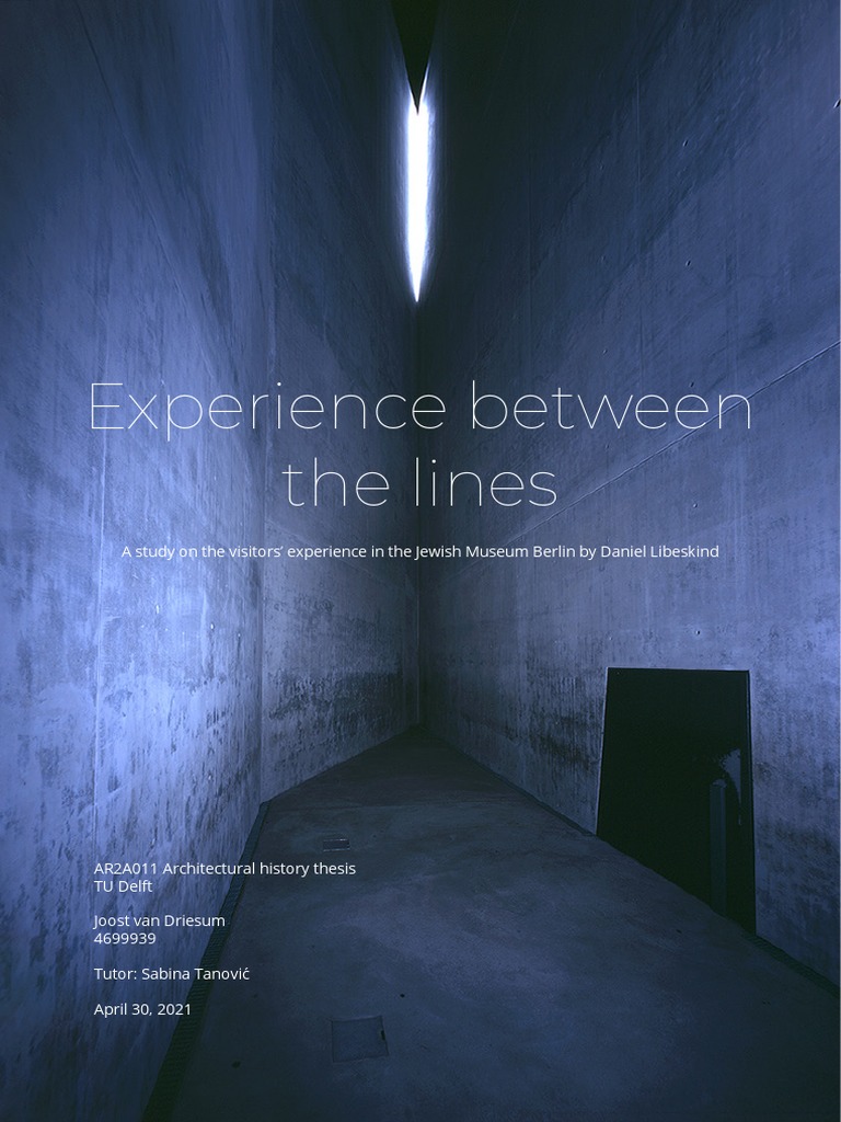 AR2A011 Joost Van Driesum 4699939 Experience Between The Lines Reposetory Upload | PDF | Jews ...