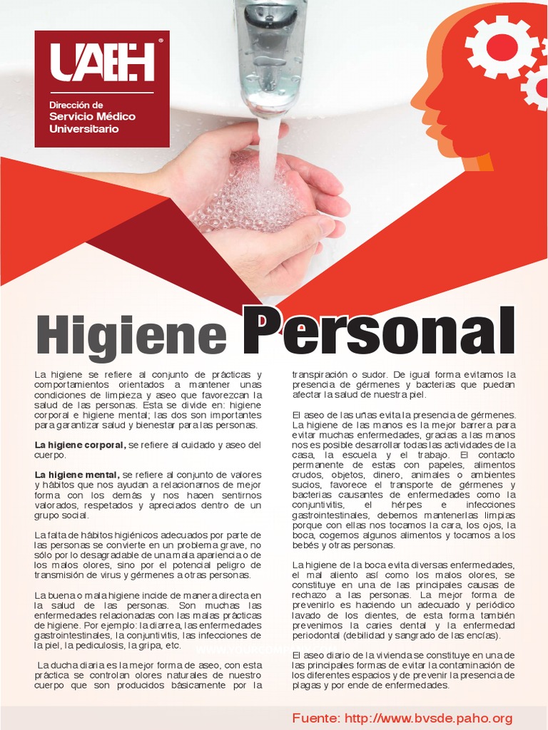 Importancia de la Higiene Personal y Mental | PDF | Higiene | Patógeno