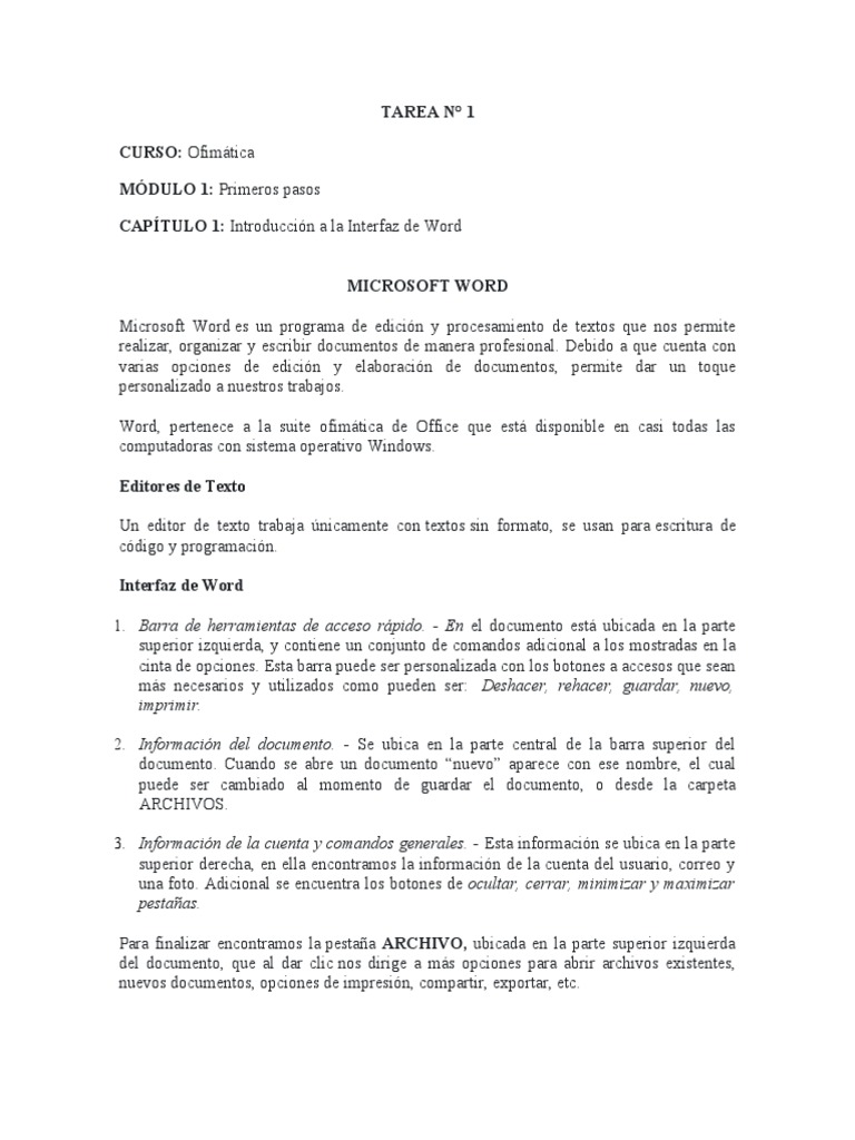Interfaz de Word: 2013 vs 2021 | PDF