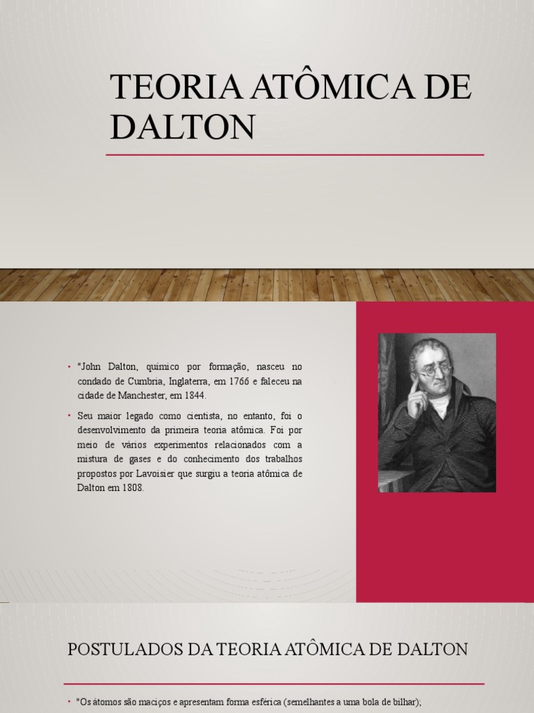 MÓDULO 1 (AULA 3) Teoria Atômica de Dalton | PDF