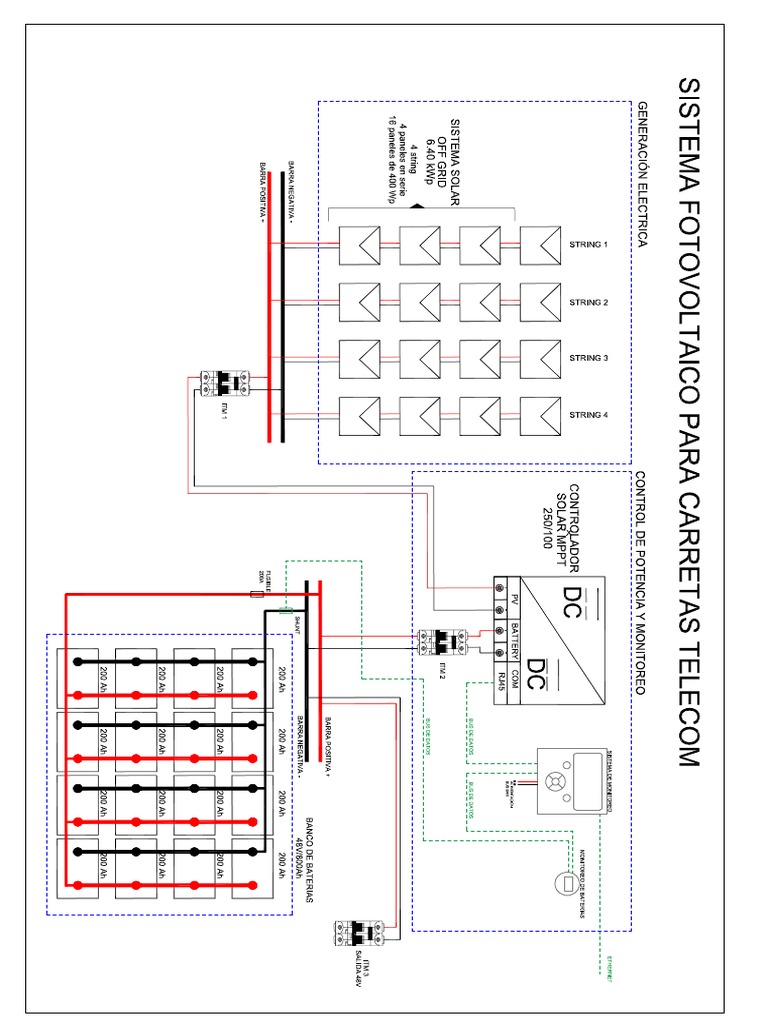 Diagrama Electrico SFV Las Bambas | PDF