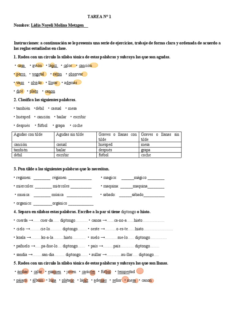 TAREA N.1 - Lidia Nayeli Molina Metzgen - 62021224 - 634 | PDF | Voz humana | Lingüística