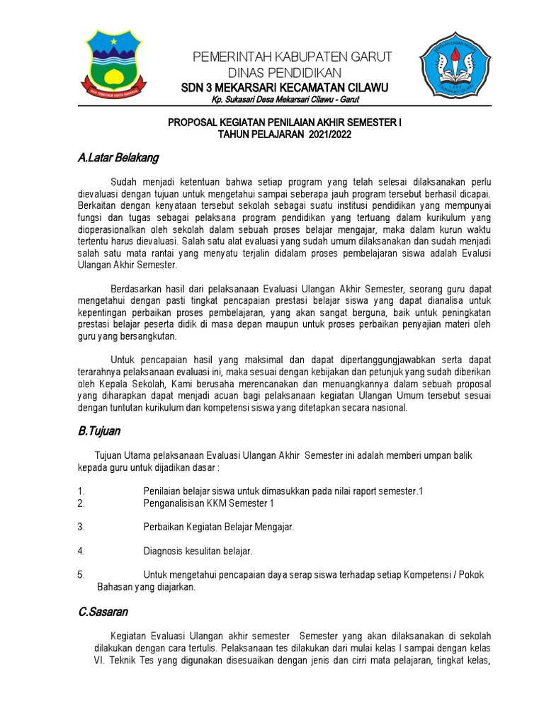 Proposal Pas 1 | PDF