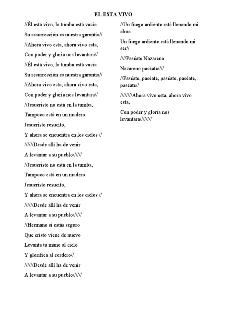 El Esta Vivo | PDF