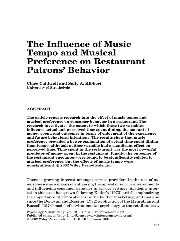 Caldwell Hibbert 2002 | PDF | Hypothesis | Regression Analysis