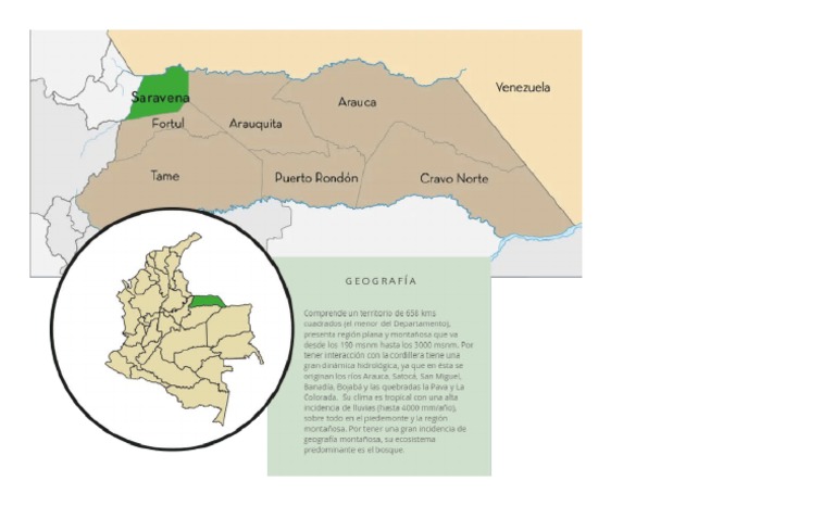 Mapa de Arauca Con Saravena | PDF