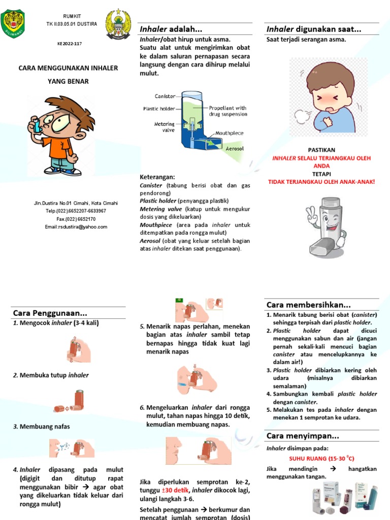 Ke2022-117 Cara Menggunakan Inhaler Yang Be Nar | PDF