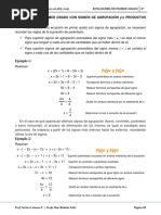 Formulario de Factorizacion | PDF | Factorización | Análisis matemático