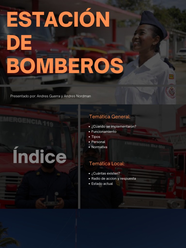 Estacion de Bomberos Analisis | PDF | Bombero | Seguridad y salud ocupacional