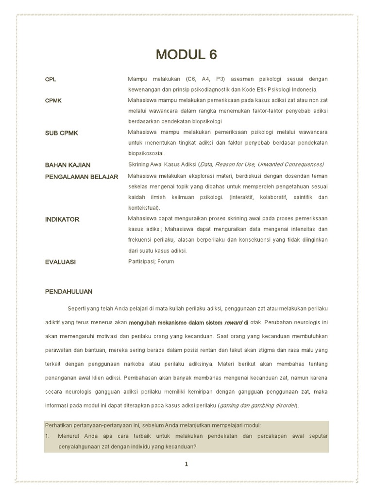 Modul 6 - 2022 | PDF