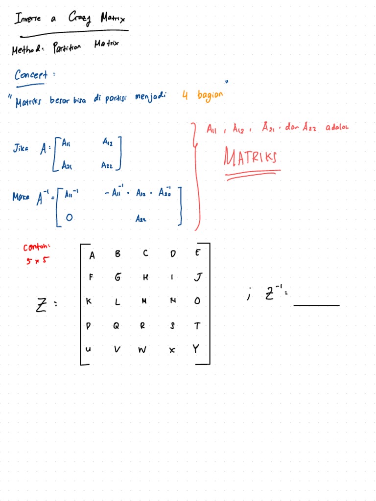 Matrix Partitioning Guide | PDF