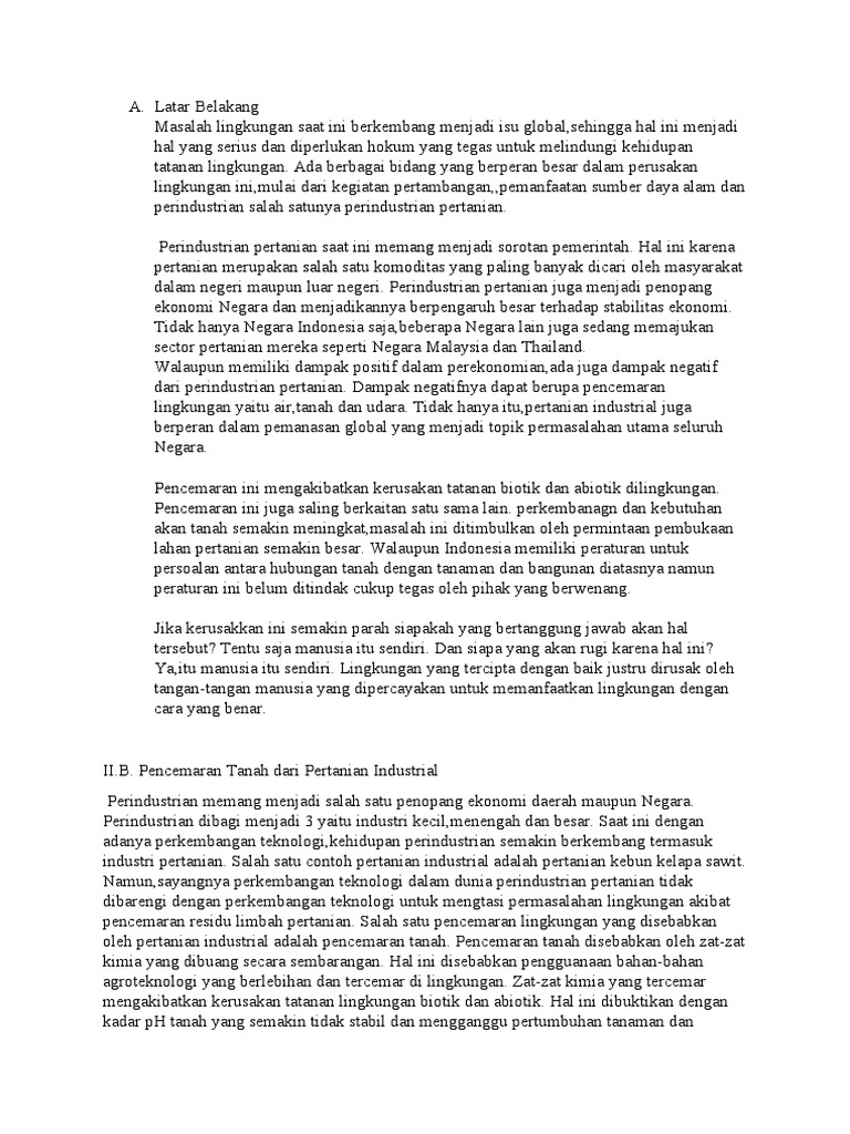 Tugas Makalah Ekoling | PDF