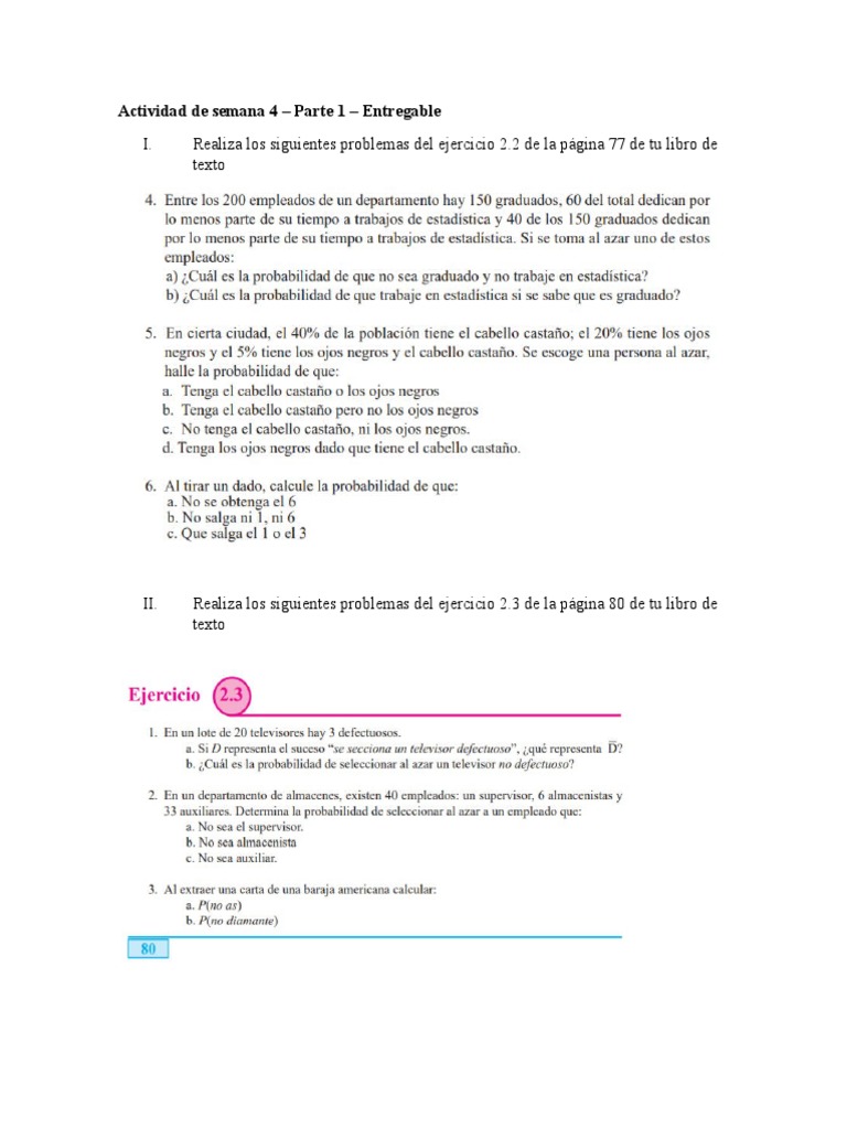 Actividad de Semana4 - Parte1 - Entregable | PDF