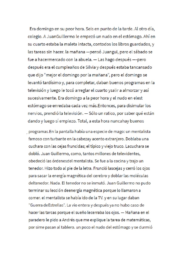 El Terror de Sexto B Segundo Cápitulo El Día Que No Hubo Clases | PDF