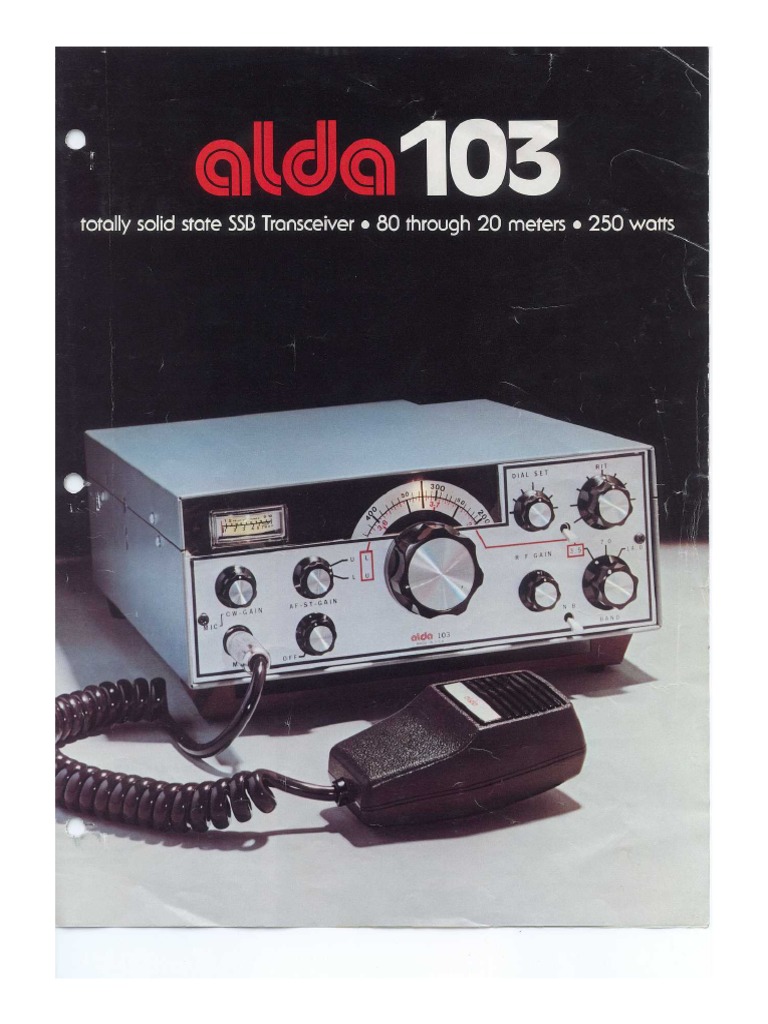 Alda103 Brochure | PDF