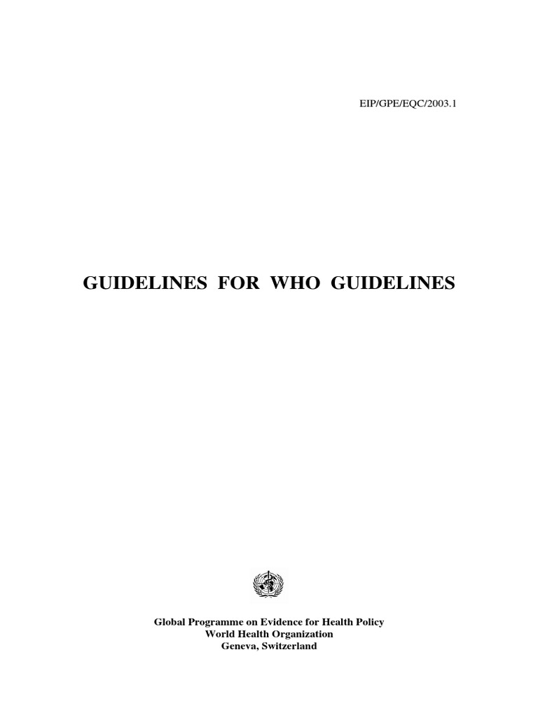 Eip Gpe Eqc 2003 1 | PDF | Evidence Based Medicine | World Health ... Eip Gpe Eqc 2003 1 | PDF | Evidence Based Medicine | World Health ...