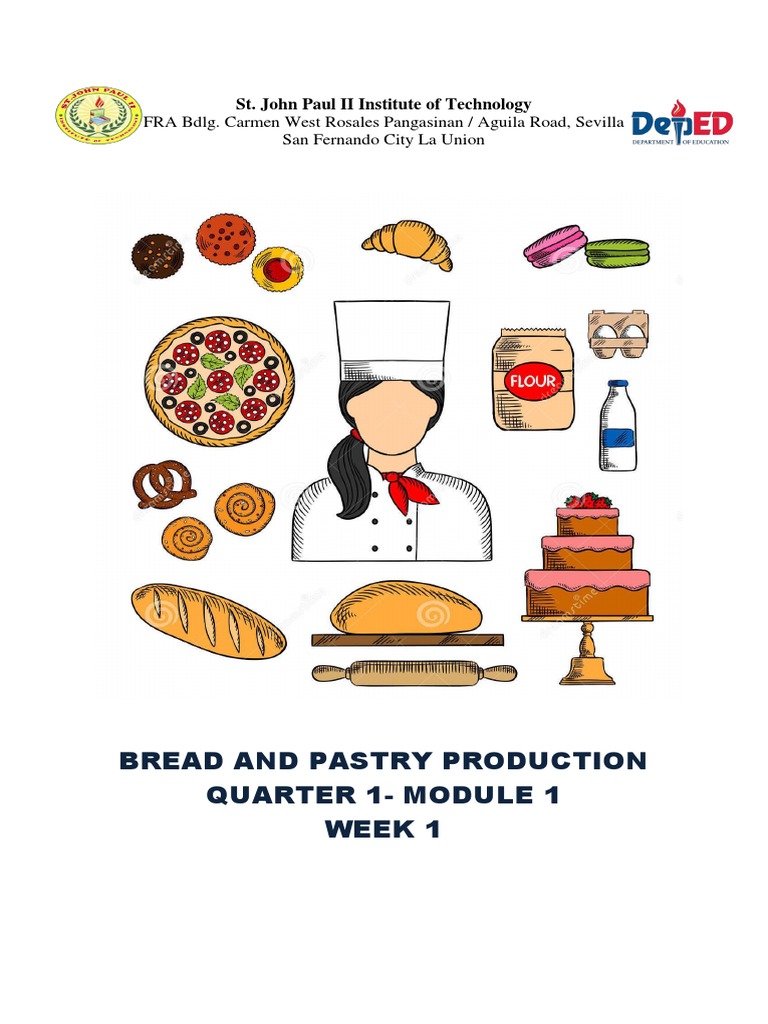 Bread and Pastry Production 12 - WEEK 1 | PDF | Flour | Breads