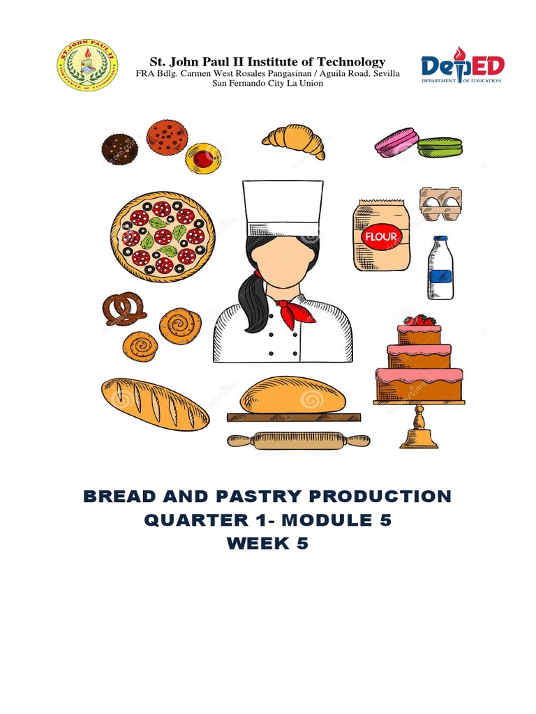 Bread and Pastry Production 12 - WEEK 5 | PDF | Baking | Refrigerator