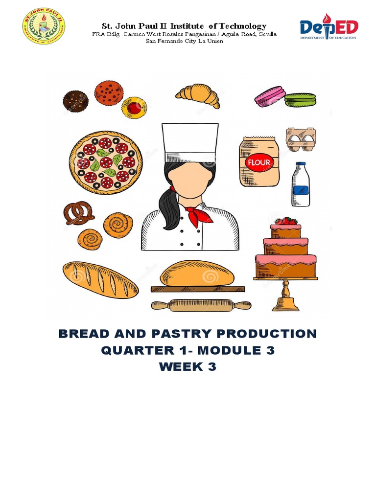 Bread and Pastry Production 12 - WEEK 3 | PDF | Breads | Dough