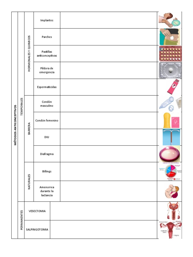 Métodos Anticonceptivos y Espermaticidas | PDF