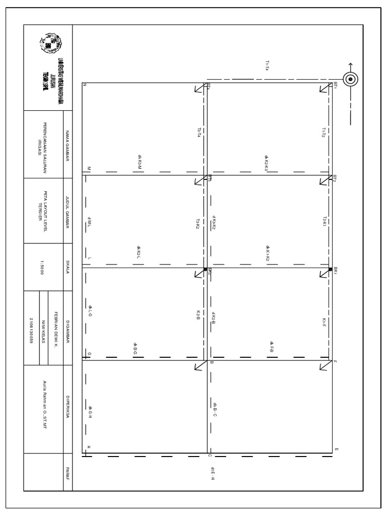 Peta Layout Level Tersier | PDF