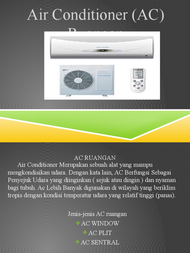 Pendingin Ruangan (Air Conditioning Ac) | PDF