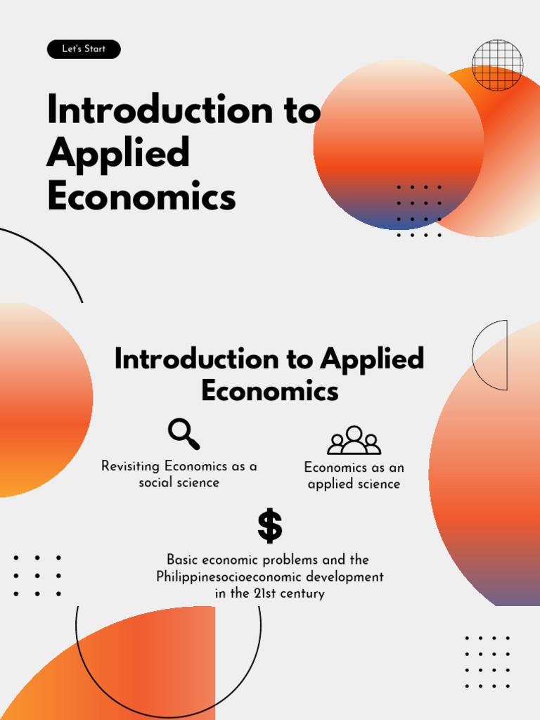 Introduction To Applied Economics 1 Pdf Macroeconomics Microeconomics