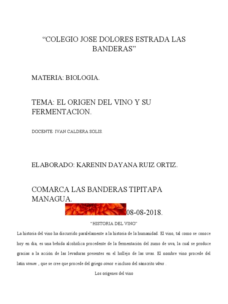 Historia Del Vino | Descargar gratis PDF | Vino | Vitis