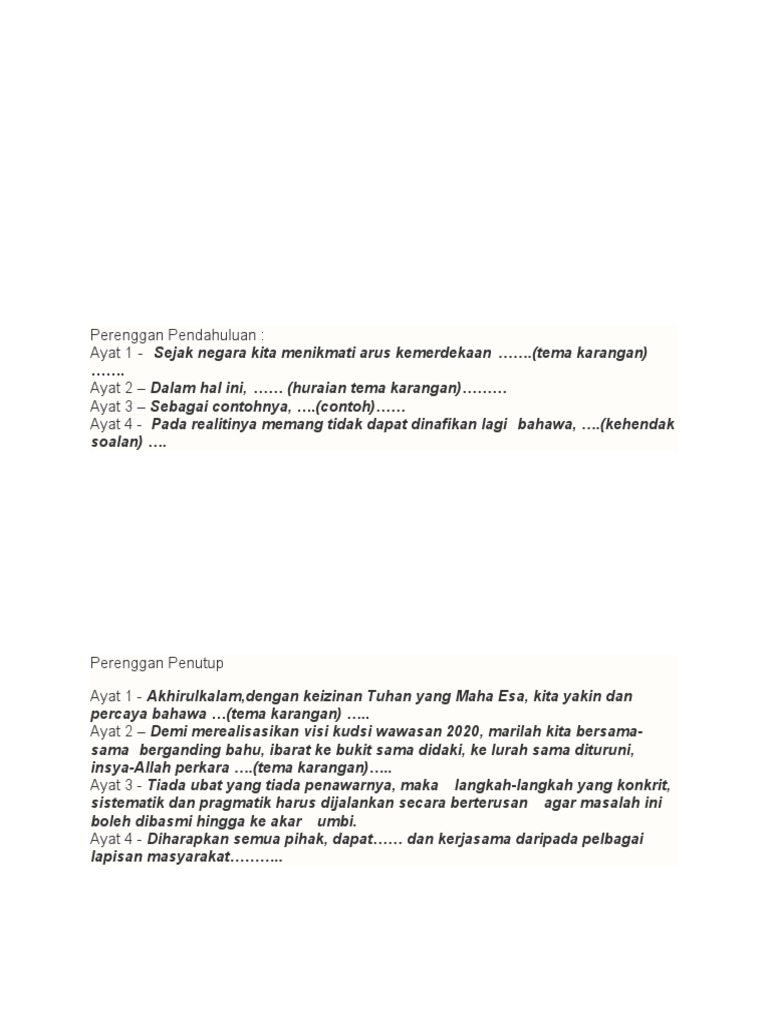 Panduan Menulis Karangan Mudah Pdf