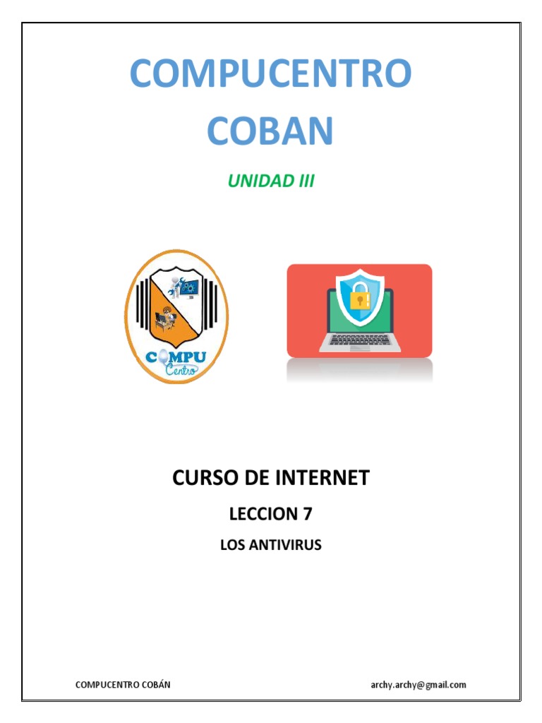 Unidad II Leccion 7 - Internet | PDF | Software antivirus | Malware