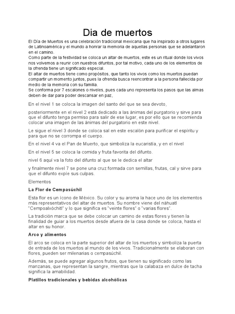 Dia de Muertos Taller | PDF