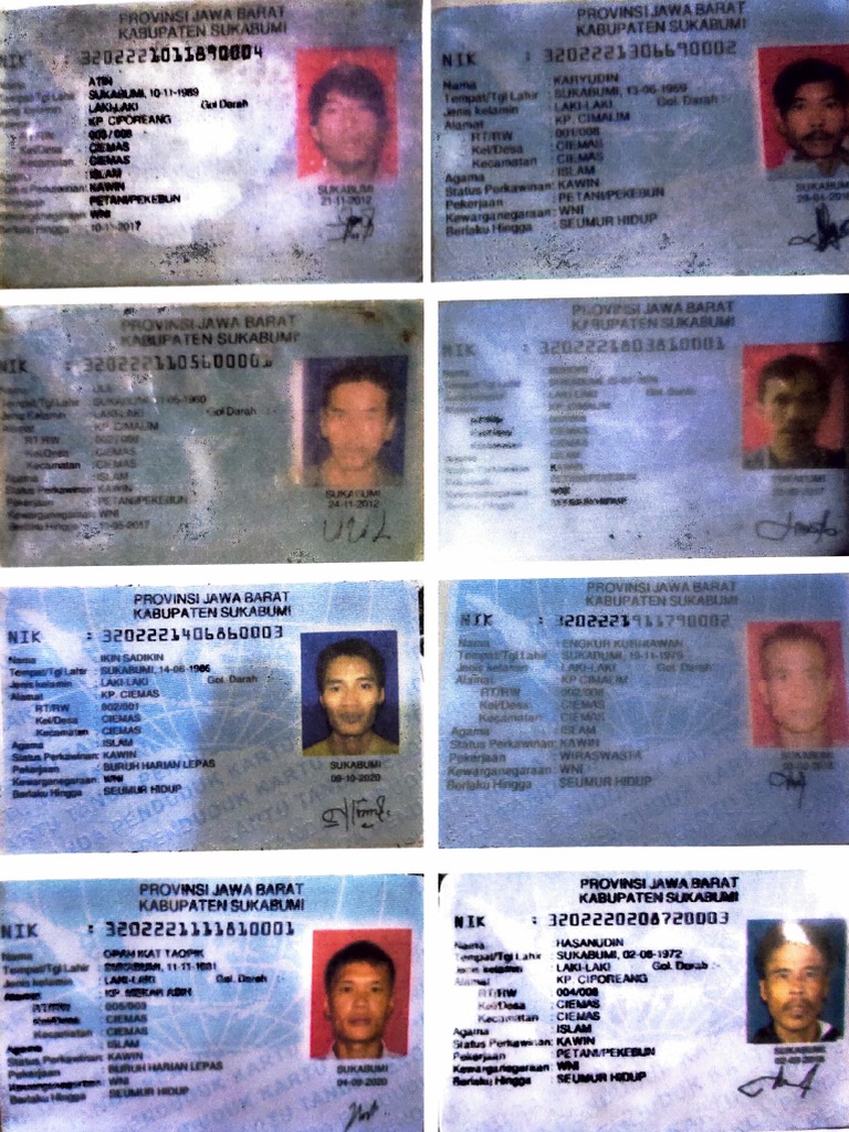 KTP Pengurus TPK Ciemas | PDF