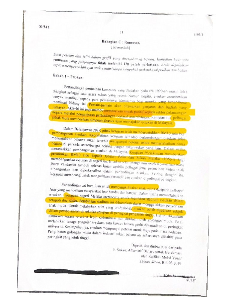 Bahagian C Rumusan Pdf