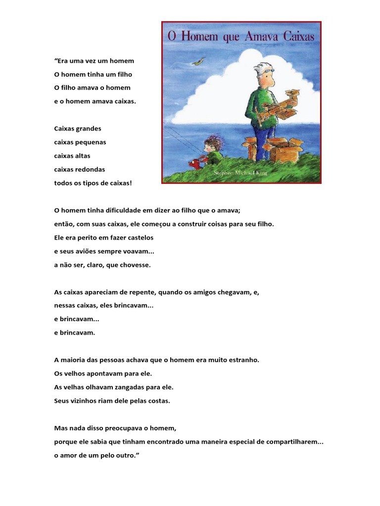 O Homem Que Amava Caixas | PDF | Clássicos