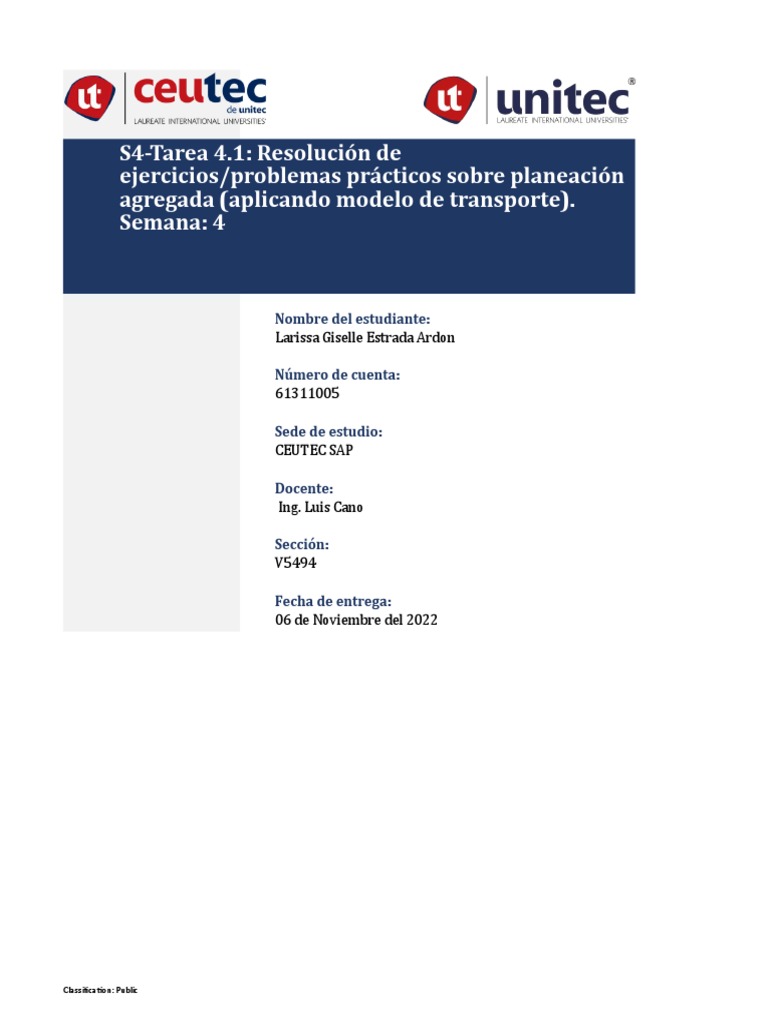 S4 Tarea 4.1LARISSAESTRADA 61311005 Resolucion de Ejercicios. | PDF | Gestión de Procesos de ...