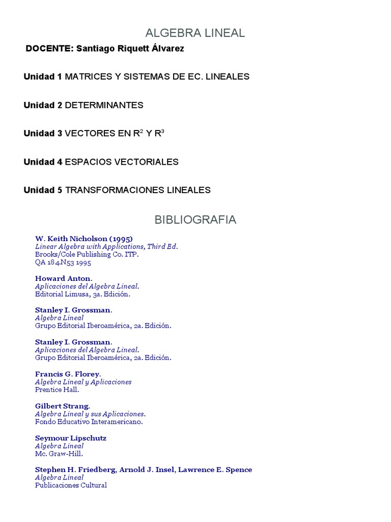 Matrices Clase 1 | PDF