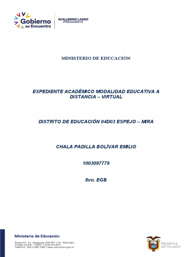 Caratula Virtual | PDF