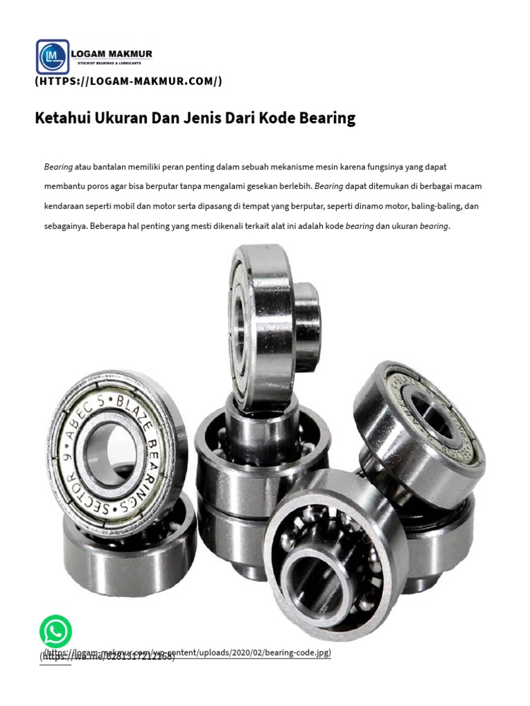 Kode Bearing | PDF