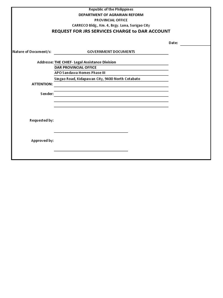 Jrs Form 2022 | PDF