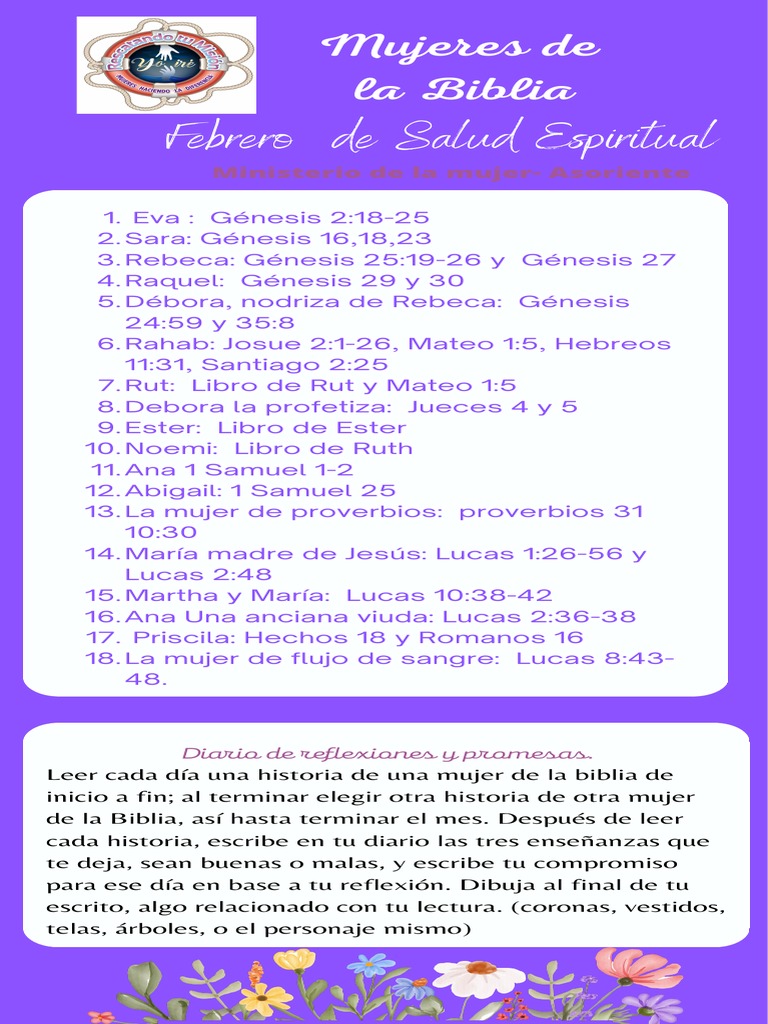 Mujeres de La Biblia | PDF