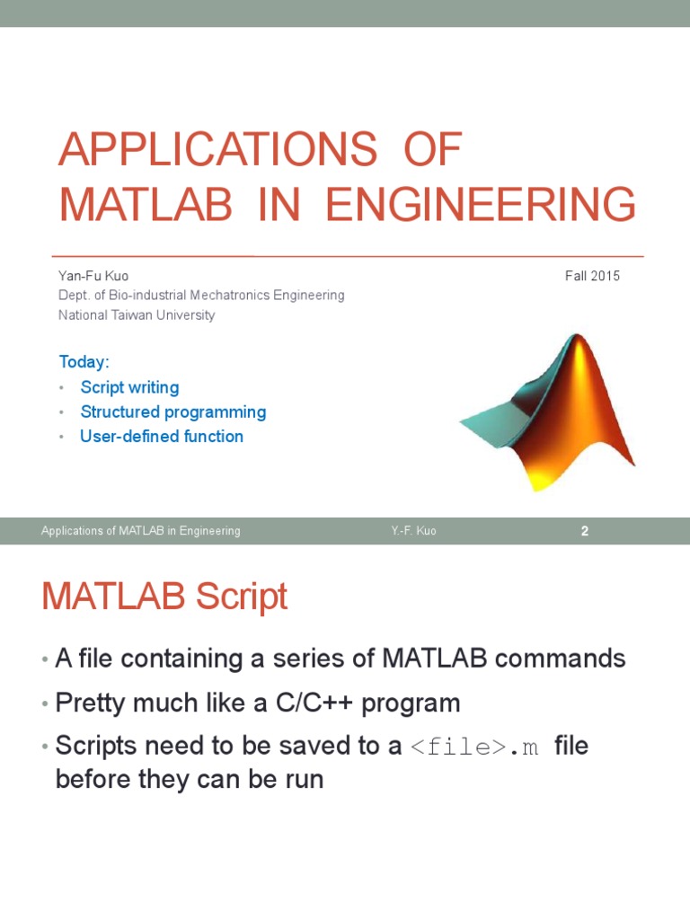 03structured Programming And Function Pdf Parameter Computer Programming Matlab