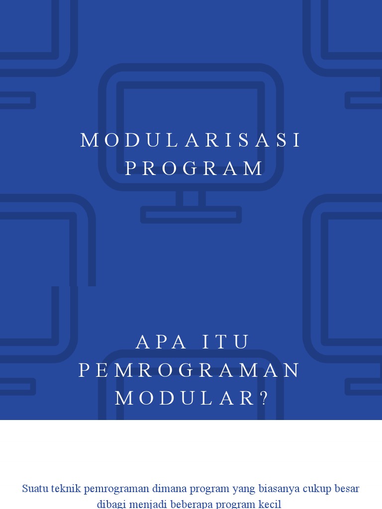 Modularisasi Program Pdf