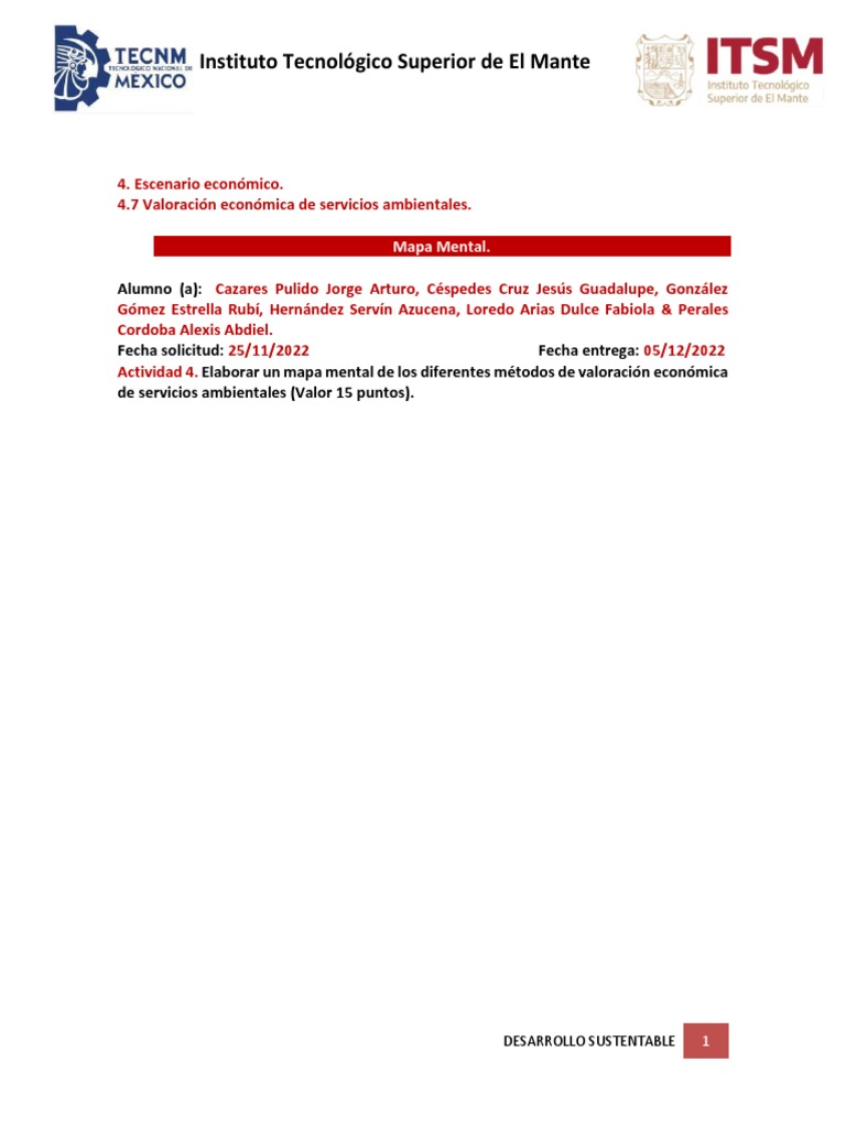 T4 A4 Mapa Mental | PDF