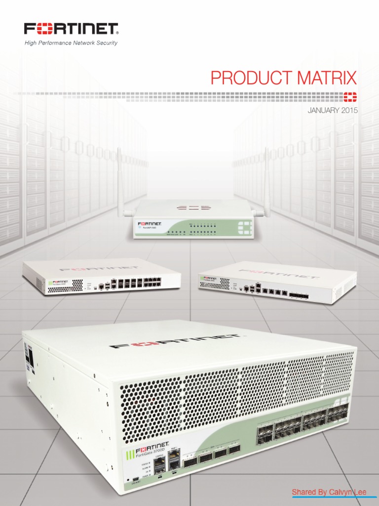 Old Fortinet Product Matrix January 2015 | PDF | Mimo | Ieee 802.11