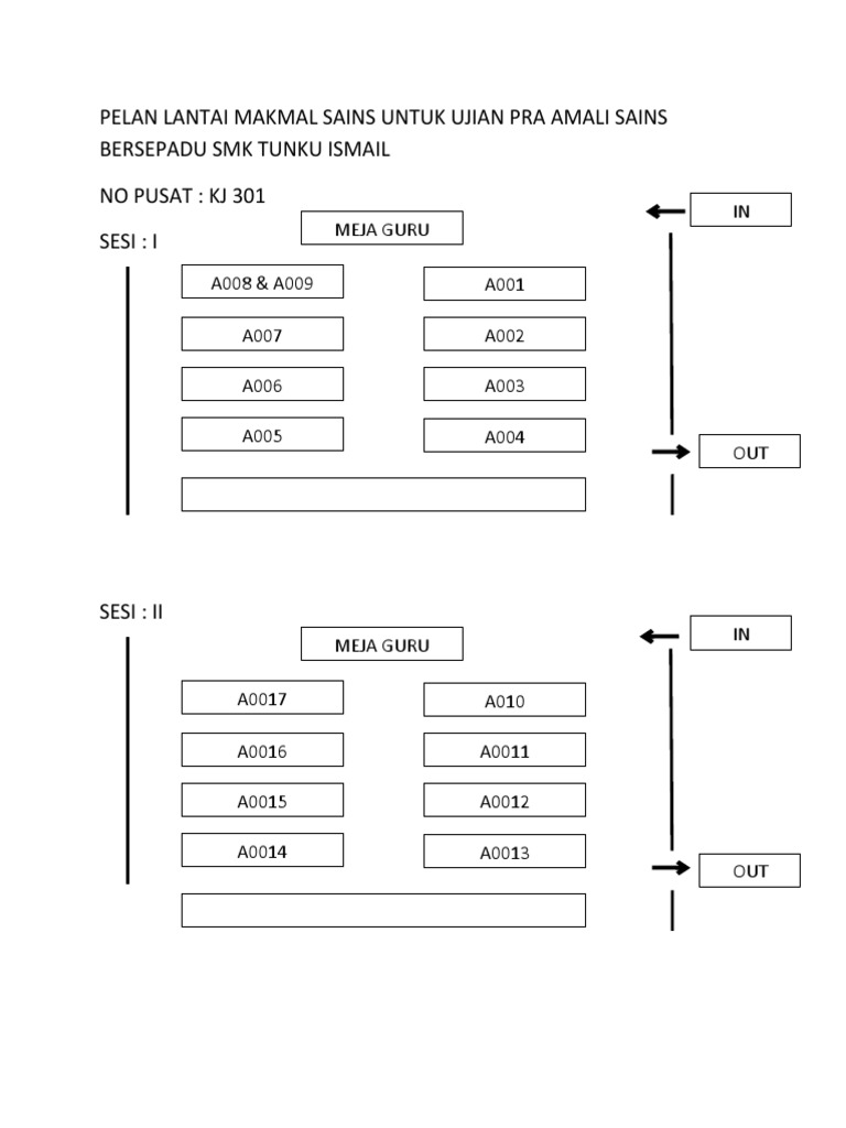 Pelan Lantai Amali Bersepadu | PDF