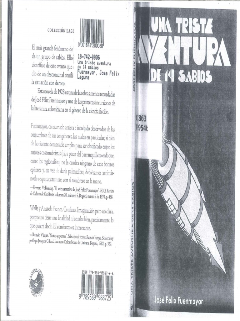 JOSÉ FELIX FUENMAYOR, Una Triste Aventura de 14 Sabios | PDF